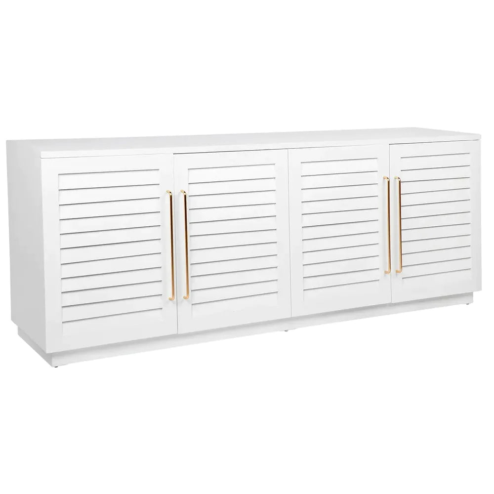 Monaco White 4-Door Buffet – rustic.design by Yasmin Design Company