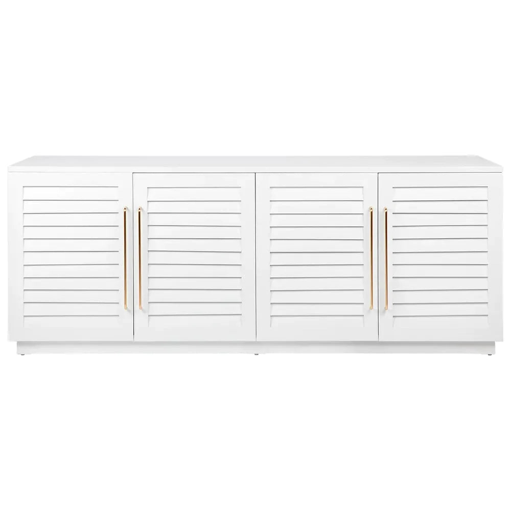 Monaco White 4-Door Buffet – rustic.design by Yasmin Design Company