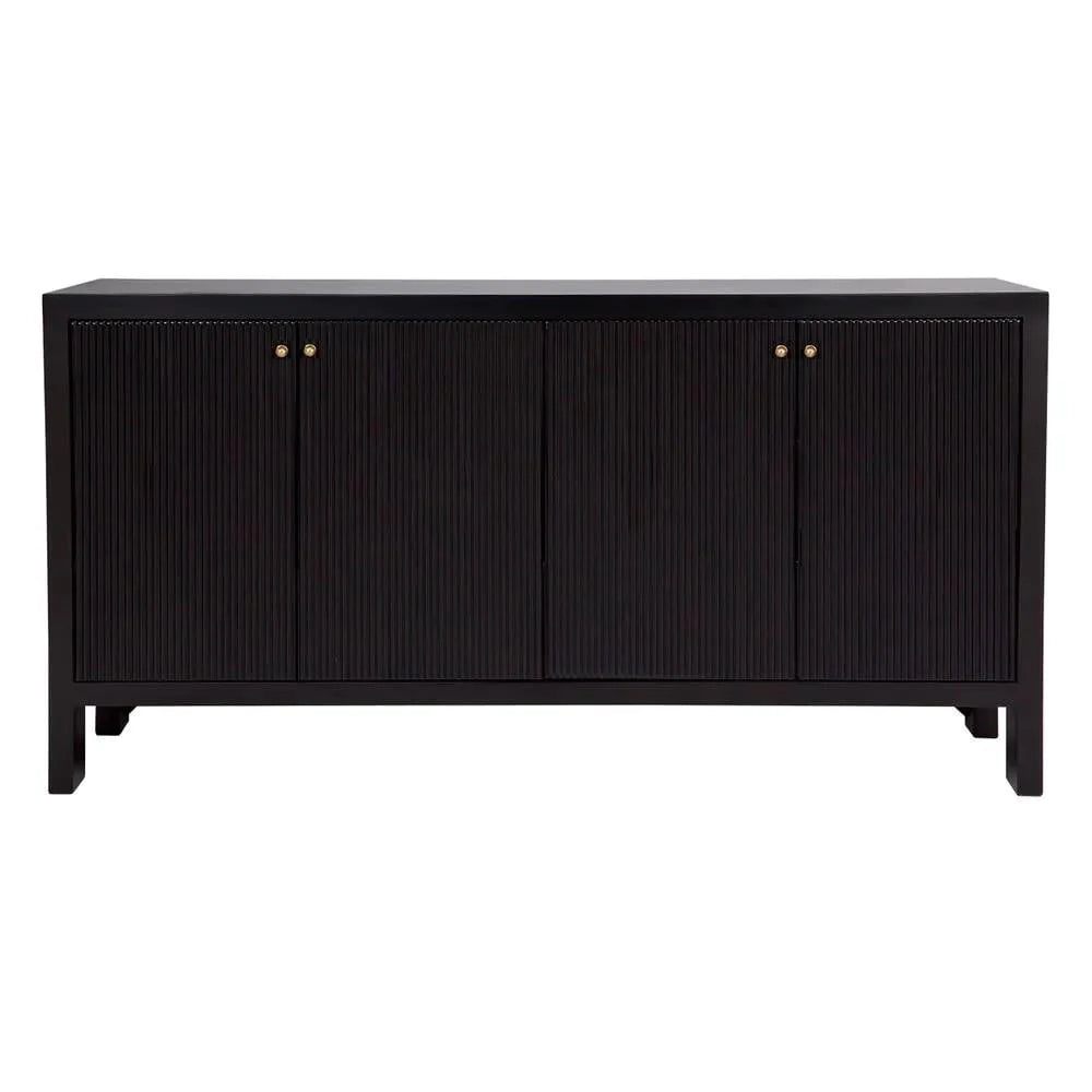 Adele 4-Door Black Buffet – rustic.design by Yasmin Design Company
