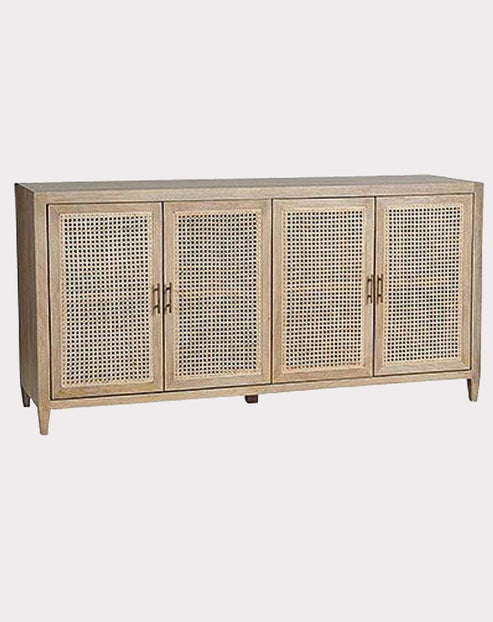 Palm Springs Cane Buffet – rustic.design by Yasmin Design Company