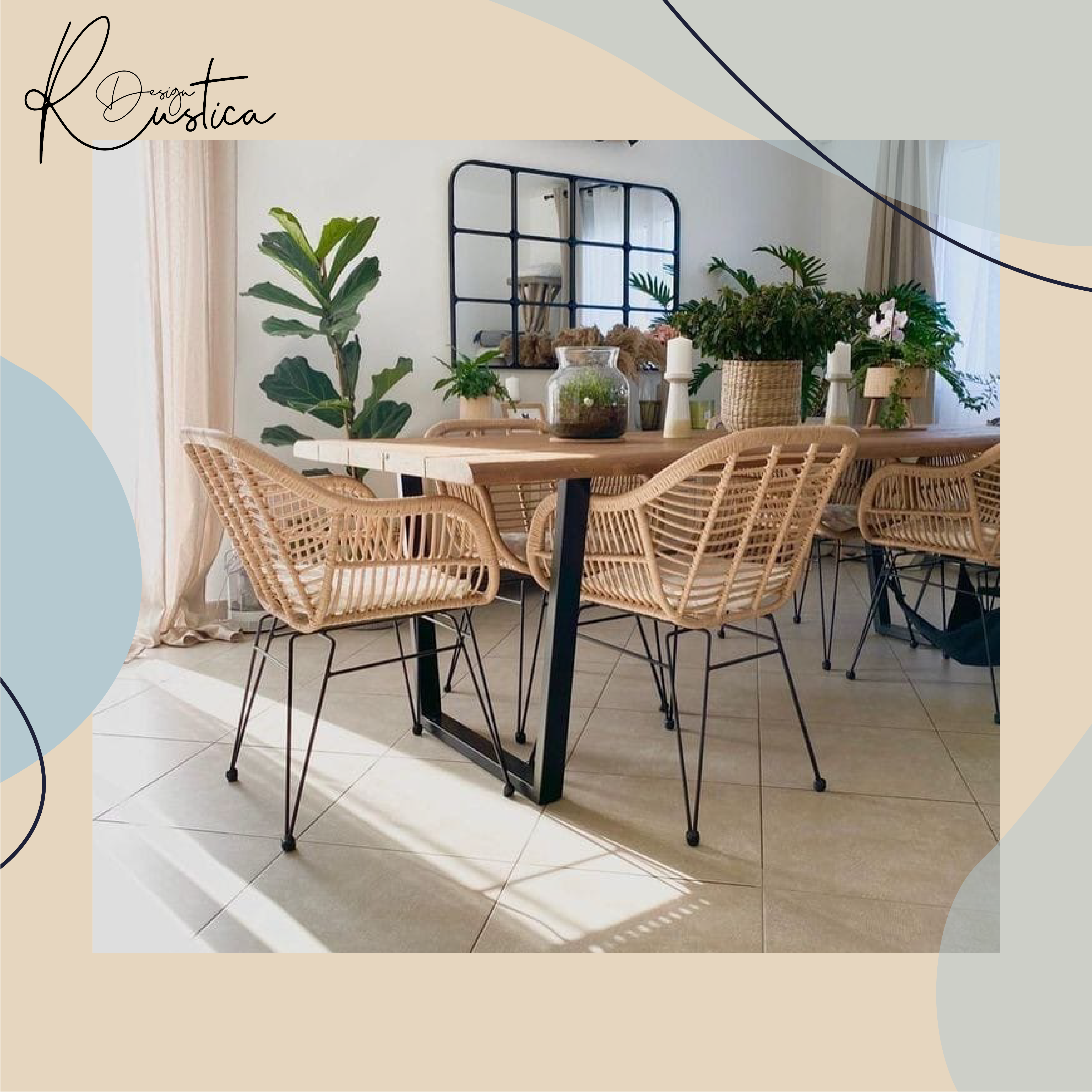 Dining Table – rustic.design by Yasmin Design Company