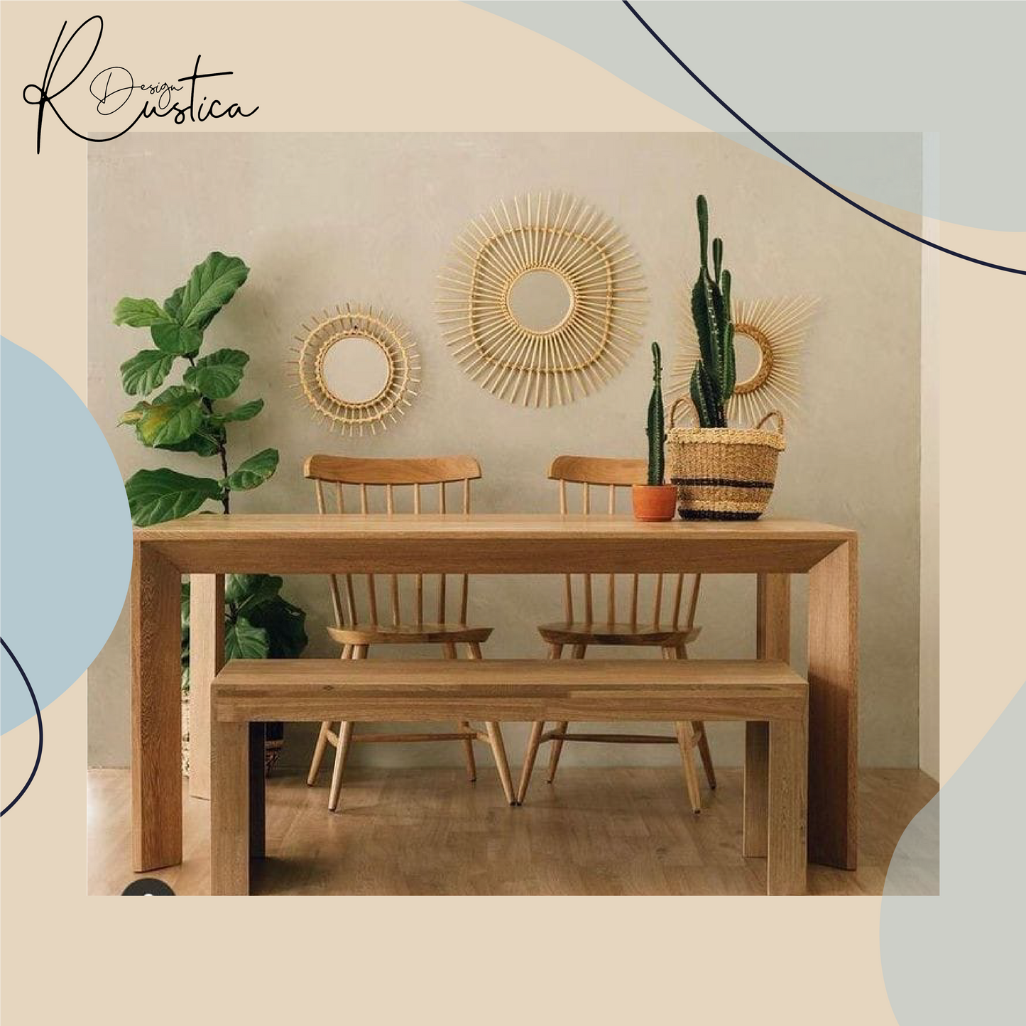 Dining Table – rustic.design by Yasmin Design Company