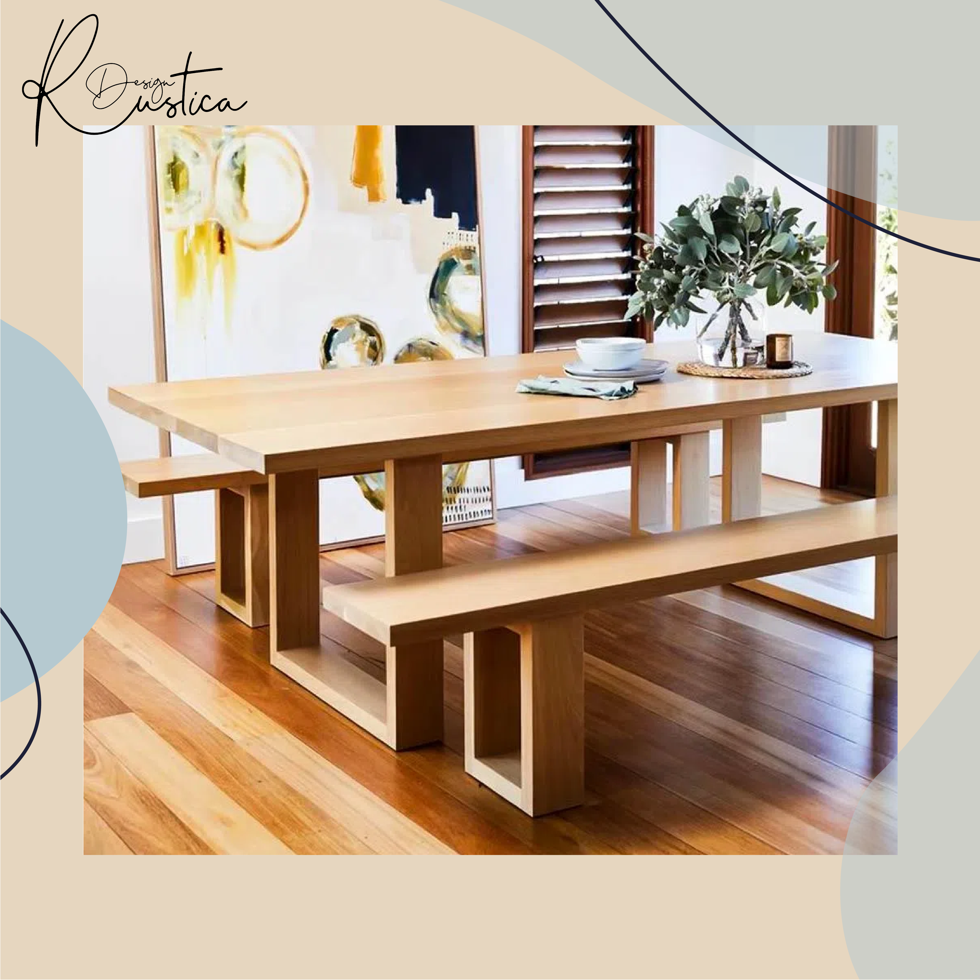 Dining Table – rustic.design by Yasmin Design Company
